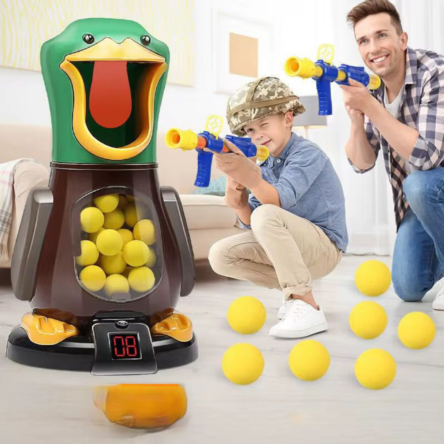Interactive Frog Target Shooting Game Set - layajoy